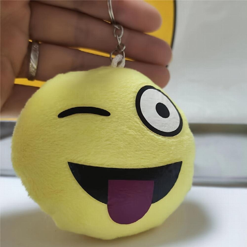 Mini Emoticon Keychain Plush Party Favors Birthday Christmas Party ...