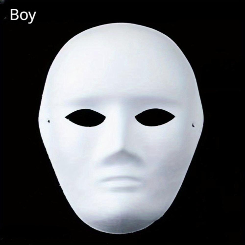 10pcs DIY Full Face Masks Paintable Paper Mask DIY Mask Masquerade Mask ...