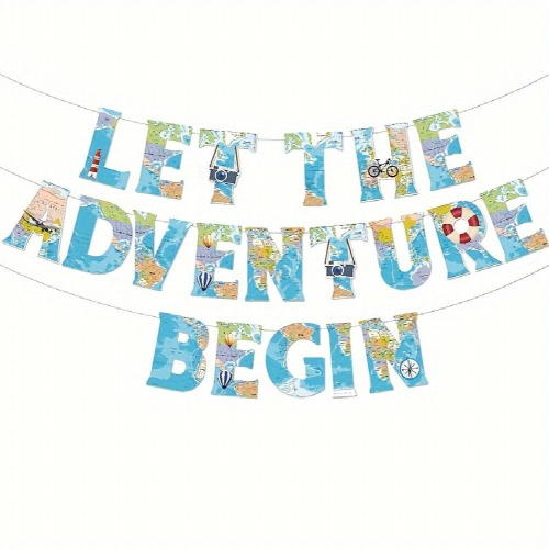 1 Set Global Tourism Theme Graduation Season School Party Decoration ...