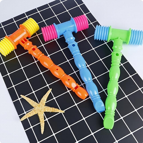 Rubber Hammer Squeak Hammer Percussion Toys 3pcs Squeak Hammer Toys Fun ...