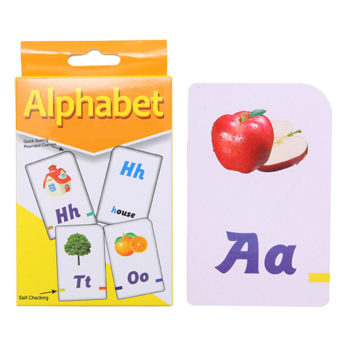 52-Piece Alphabet Pocket Flash Cards Cards Education ABC Kids A-Z ...
