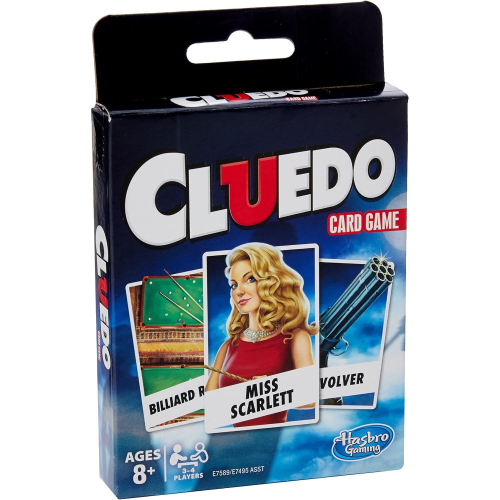 Cluedo Card Game for Up To 8 Years, Strategy Game for 3-4 Players A ...