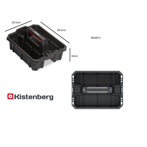 (Model 2) Tool Storage Tote Tray Heavy Duty Caddy Holdall Deep ...