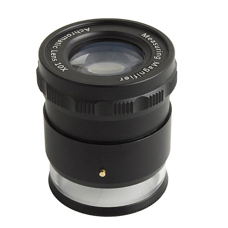 10X Stand Measuring Magnifier Scale Loupe With LED Light Magnifying ...