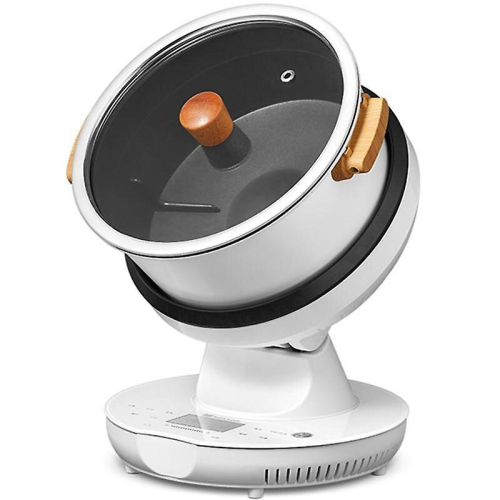 220V electric automatic stir frying pot non-stick multifunction ...