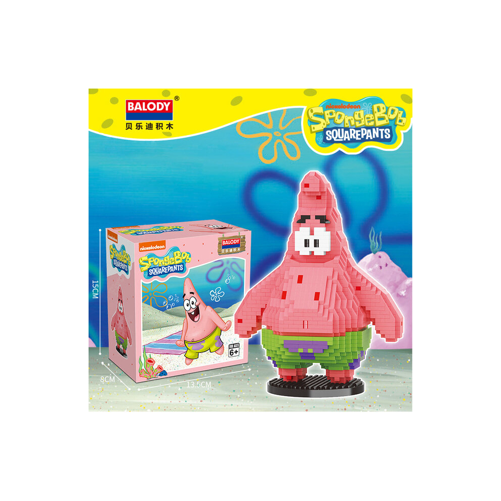 (1179pcs) New SpongeBob SquarePants Cartoon Building Blocks Anime ...