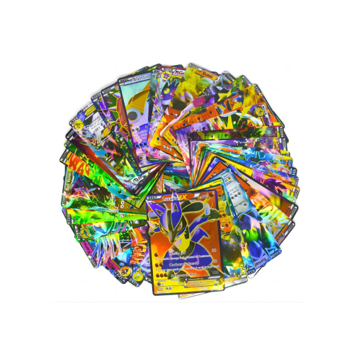 100-Piece Pokémon Cartoon Game Cards For kids And Adults Perfect For ...