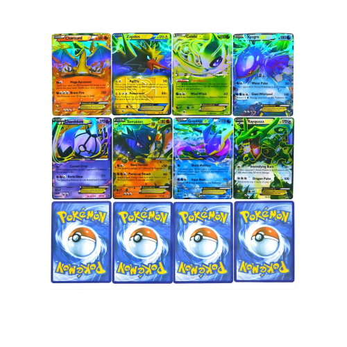 100-Piece Pokémon Cartoon Game Cards For kids And Adults Perfect For ...