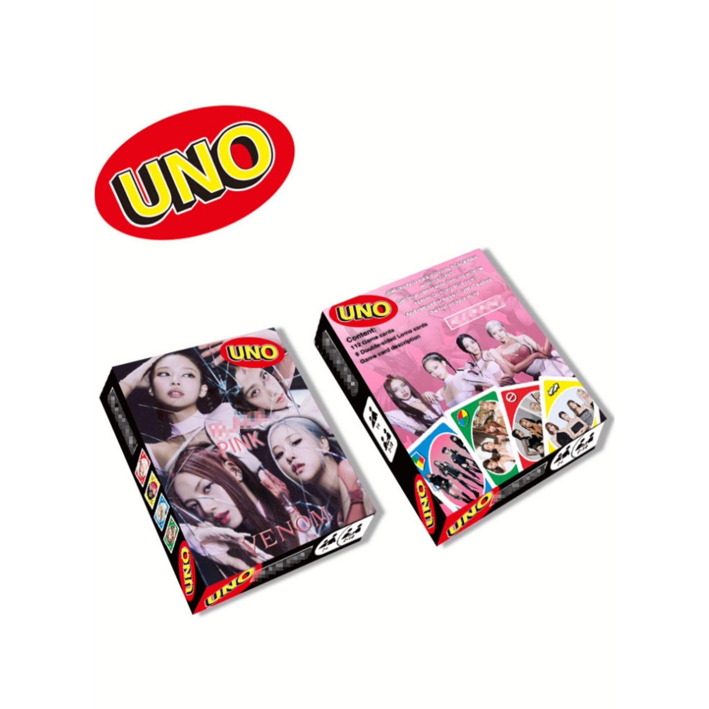UNO Blackpink Themed Card Game Ideal Gift For Fans Perfect Fun And Play ...