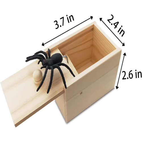 Original Spider Scary Prank Box, Handmade Funny Joke Scary Box Toy ...