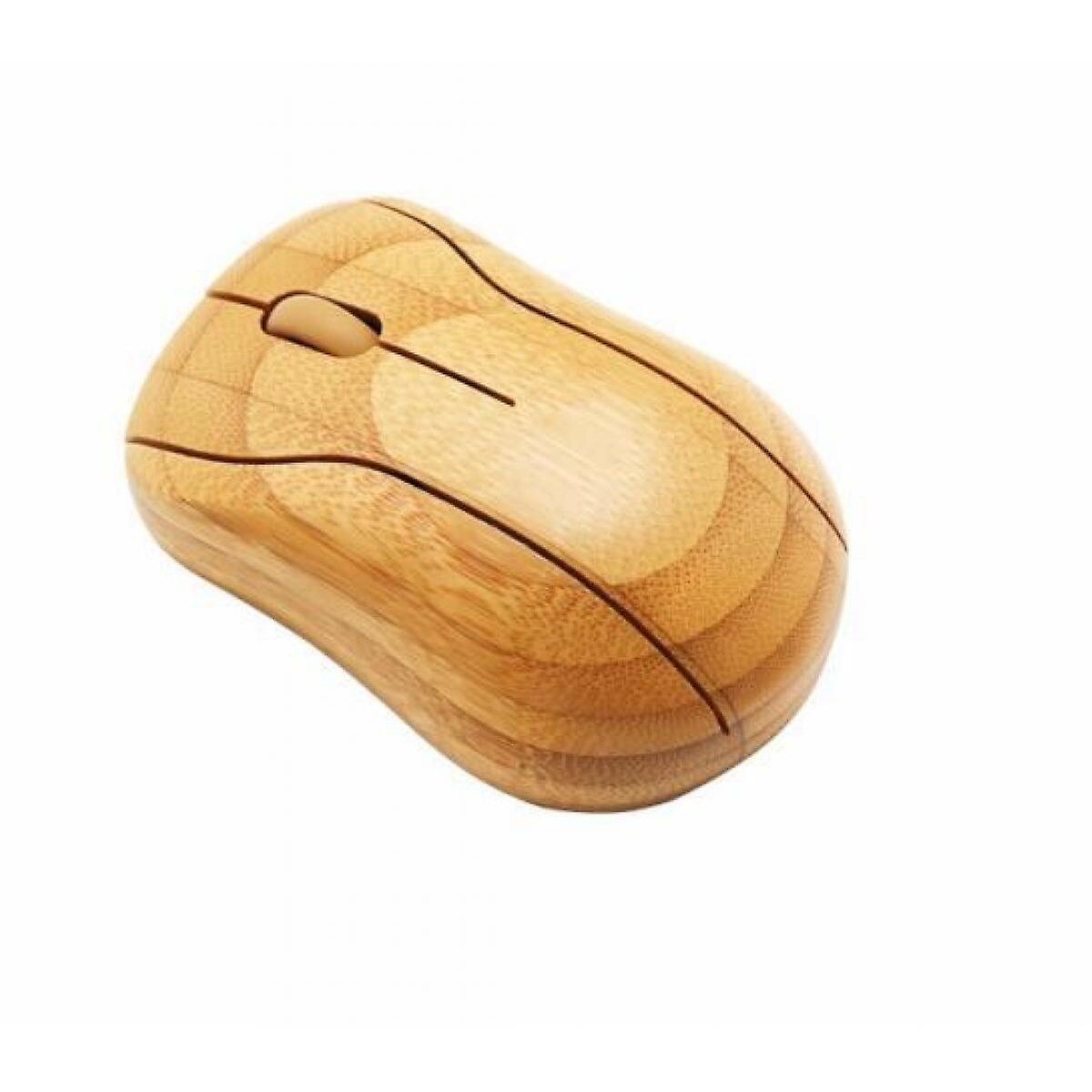 2.4g Wireless Optical Bamboo Mouse 3 Adjustable Dpi Computer Mouse With ...