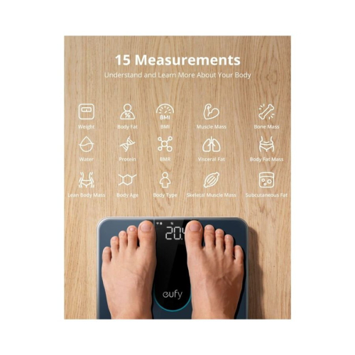 eufy Smart Scale P2 Pro Weight Scale With Wi-Fi Bluetooth 16 ...