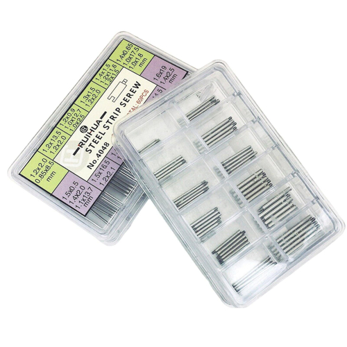1 Box less Steel Watch Screw Bars Strap Pins For Rlx Watchmaker Tools ...