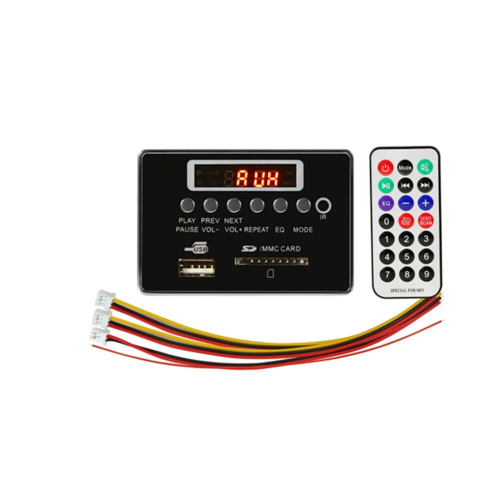 Car 12V Mp3 Audio Player Decoder Board Fm Radio Sd Card Usb Aux With ...