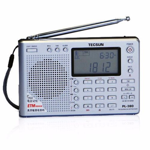 PL-380 DSP PLL FM MW SW LW Digital Stereo Radio World Band Receiver on ...