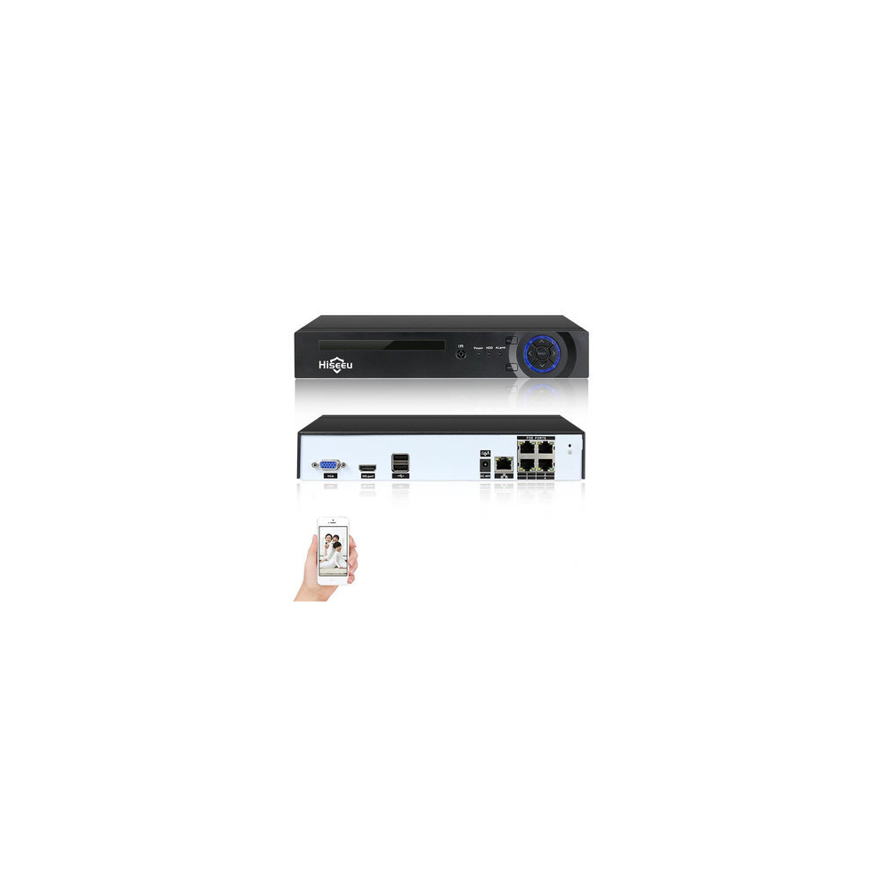 48V POE IP Camera NVR 4K Network Video Recorder P2P ONVIF 4K CCTV ...