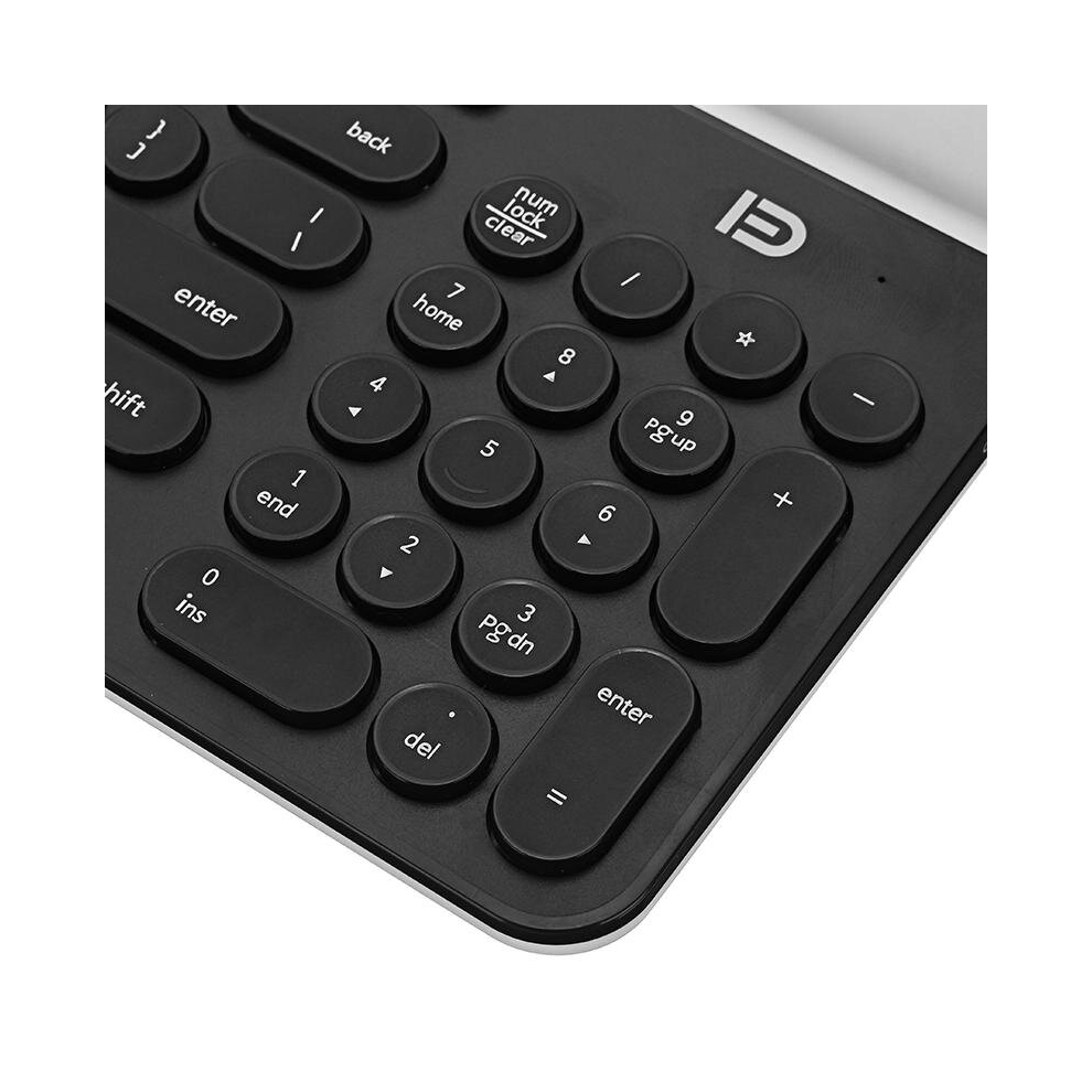 Clavier Bluetooth sans fil ultra fin et muet à 104 touches, compatible ...