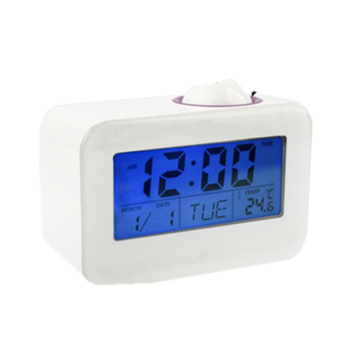 Sound Controlled Talking Time Projection Clock with Calendar and ...