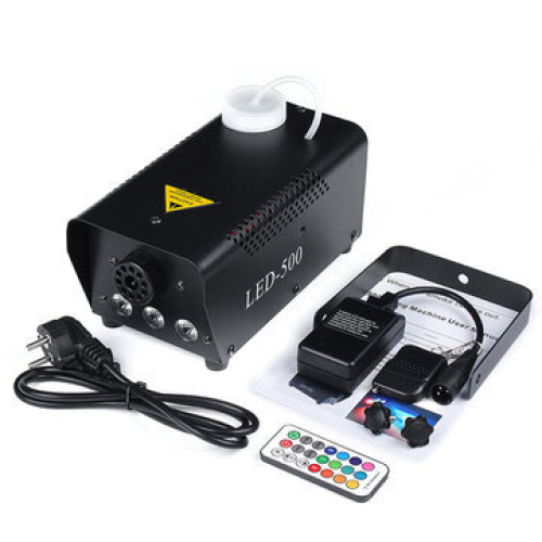 500W Smoke RGB Machine LED DJ Party Stage Light Fog Effect Wireless ...