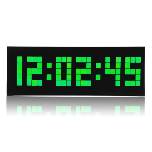 Big Jumbo Digital LED Wall Clock Large Display Wall Decoration Clock ...