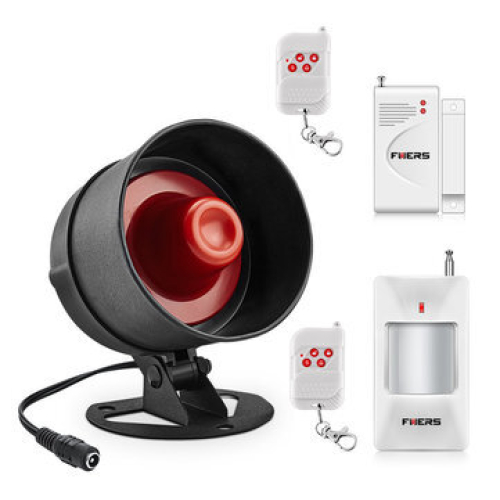 Siren Speaker Loudly Sound Alarm System Kits Wireless Security ...