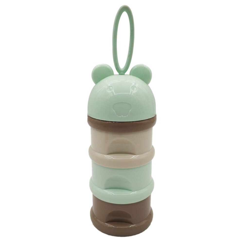 3Pcs 3 layer Frog Style Portable Baby Food Storage Box Essential Cereal ...