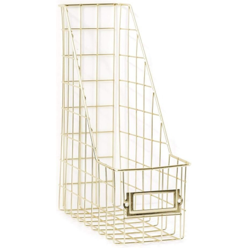 Nordic Wrought Iron File Holder Desk Shelf Magazine Book Storage Rack ...