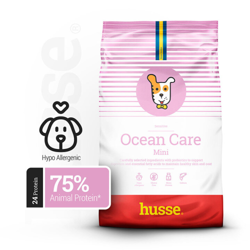 Husse Small Breed Natural Complete Adult Dry Dog Food Salmon Gluten-Free Hypoallergenic - Ocean ...