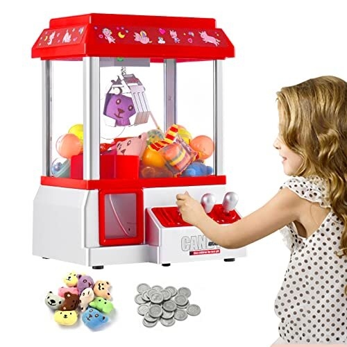 Claw Machine Arcade Game Candy Grabber Machine Mini Vending Machine For ...