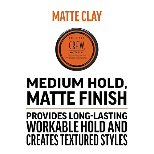 Texturising Matte Clay with Medium Hold & Low Shine, Gifts For Men, For ...
