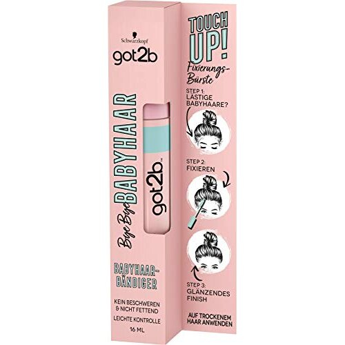 Bye Bye Bye Baby Hair Mascara Brush (16 ml), Brush for Baby Hair Fixing Gives a Shiny Finish ...