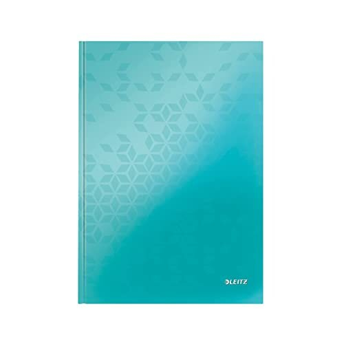 A4 Hard Cover Notebook, Ice Blue (80 Sheets, Ruled, 90 gsm Ivory Paper ...