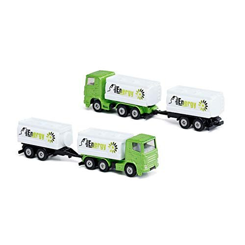 1690, Lorry with Tanker Body and Trailer, Metal/Plastic, 1:87, Green ...