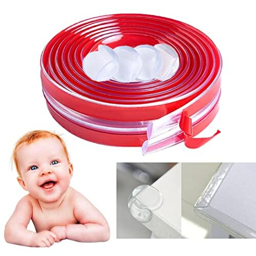 Clear Edge Corner Guards, 2 cm X 2 Meters with 4 corner covers ...