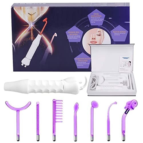 High Frequency Wand, Yofuly Portable High Frequency Facial Machine with ...
