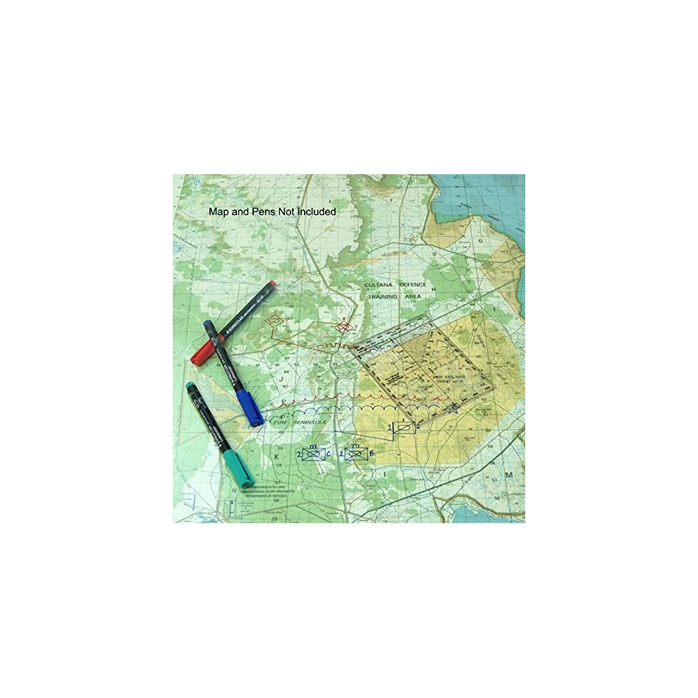 Vui-Tui Map Marking Protractor for military map marking, angle ...