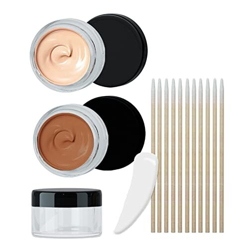 Tattoo Concealer,2pcs Tattoo Cover Tattoo Concealer Kit Scar Concealer ...