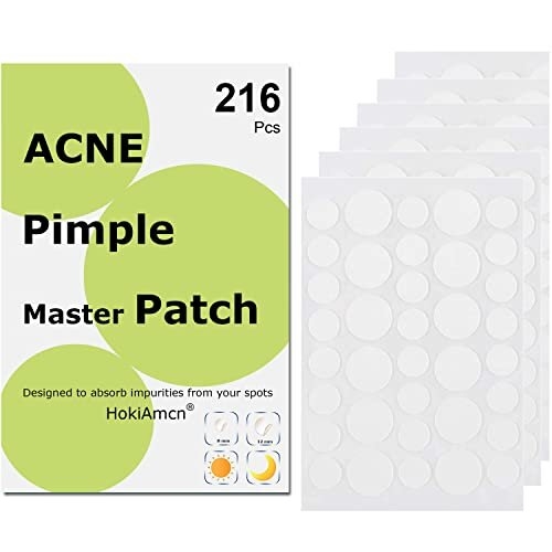Acne Pimple Patches 216PCS Hydrocolloid Patches 1.5% Salicylic Acid and ...