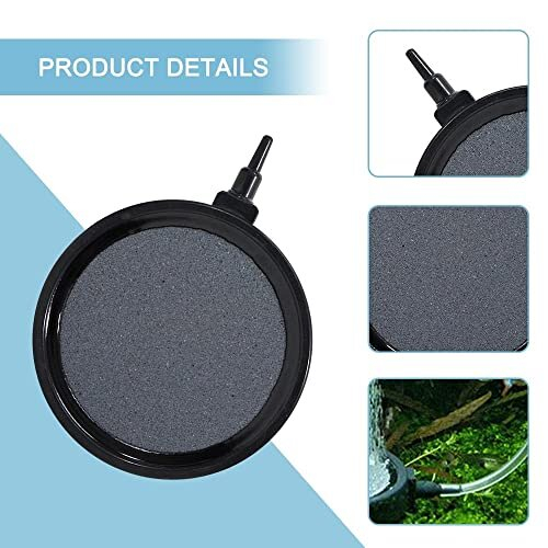 Aquarium Air Stone,Fish Tank Diffuser Disc Fan Plate Disk Airstone for ...