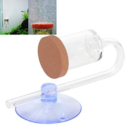 Aquarium CO2 Diffuser 2 in 1 with Integrated Bubble Counter Transparent ...