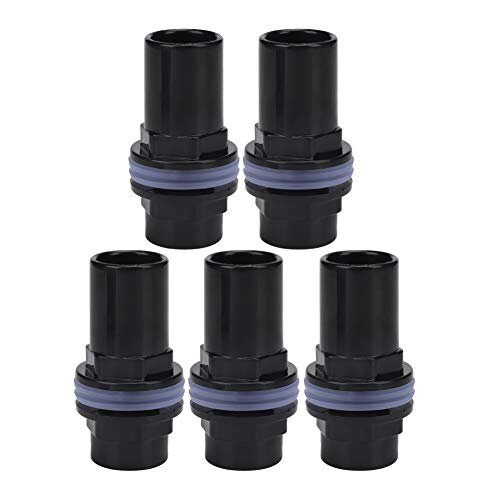 5Pcs/set Aquarium Pipe Connector, PVC Fish Tank Filter Water Pipe Joint ...