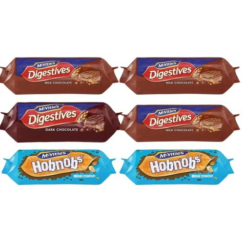 Biscuits Multipacks Assortment of McVitie's Milk, Dark & Hobnobs ...