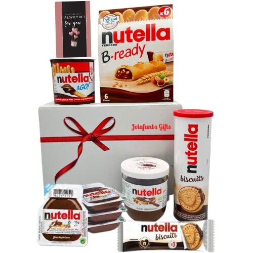 Nutella Ultimate Selection Box Gift hamper-Lovely Card,Chocolate Spread ...