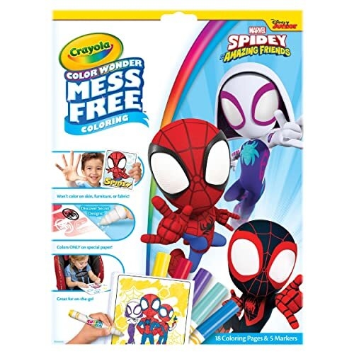 Color Wonder - Marvel Spidey and His Amazing Friends Mess-Free ...
