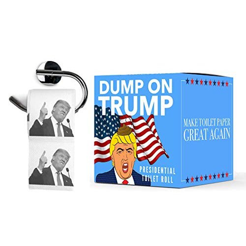 Donald Trump Toilet Paper - Novelty Loo Roll by Dump on Trump on OnBuy