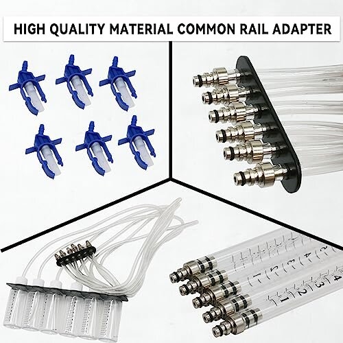 Common Rail Tester Leak Off Tester 6 Cylinder Diesel Injector Flow ...