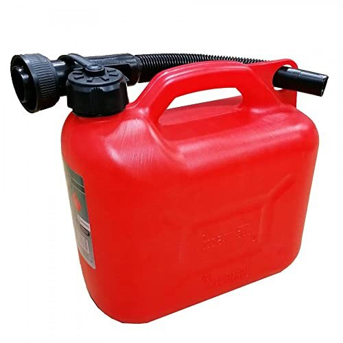 Plastic Fuel Diesel Petrol Jerry Can – with Pouring Spout – Liquid ...