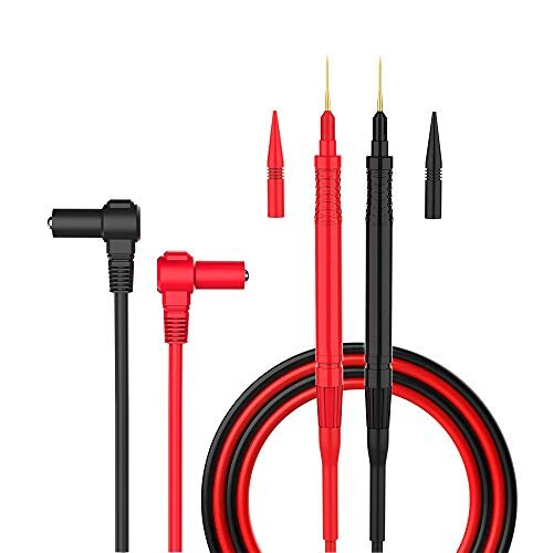 Multimeter Test Leads Kit, Test Leads with Needle Probe and Cap, CAT ...