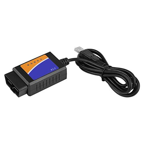 obd2 to usb + OBD2 Scanner USB ELM322 Adapter Car Computer OBD II Check ...