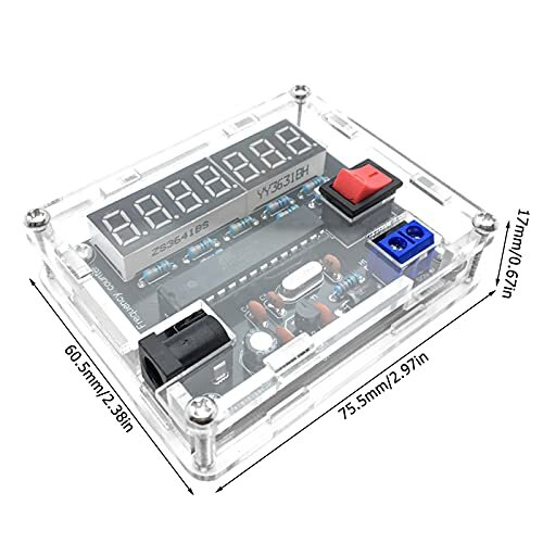 Frequency Meter Kit, DIY Frequency Counter Kit, 0.45Hz-10MHz Frequency ...